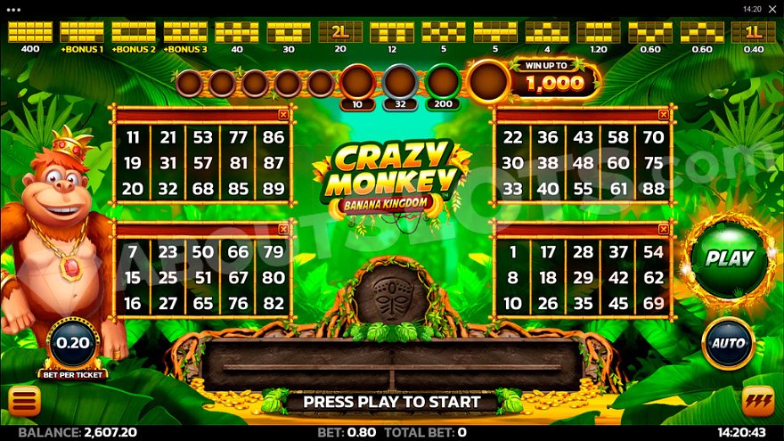 Crazy Monkey Banana Kingdom () Slot Review - 💎AboutSlots