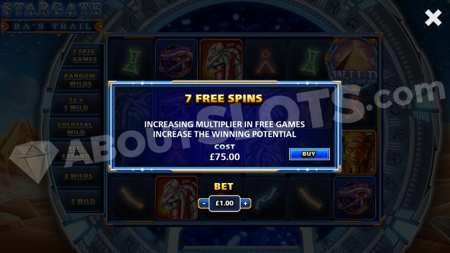 Stargate Ra's Trail (Bang Bang Games) Slot Review - 💎AboutSlots