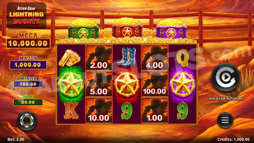 Action Cash Lightning Bounty (SpinPlay Games) Slot Review - 💎AboutSlots