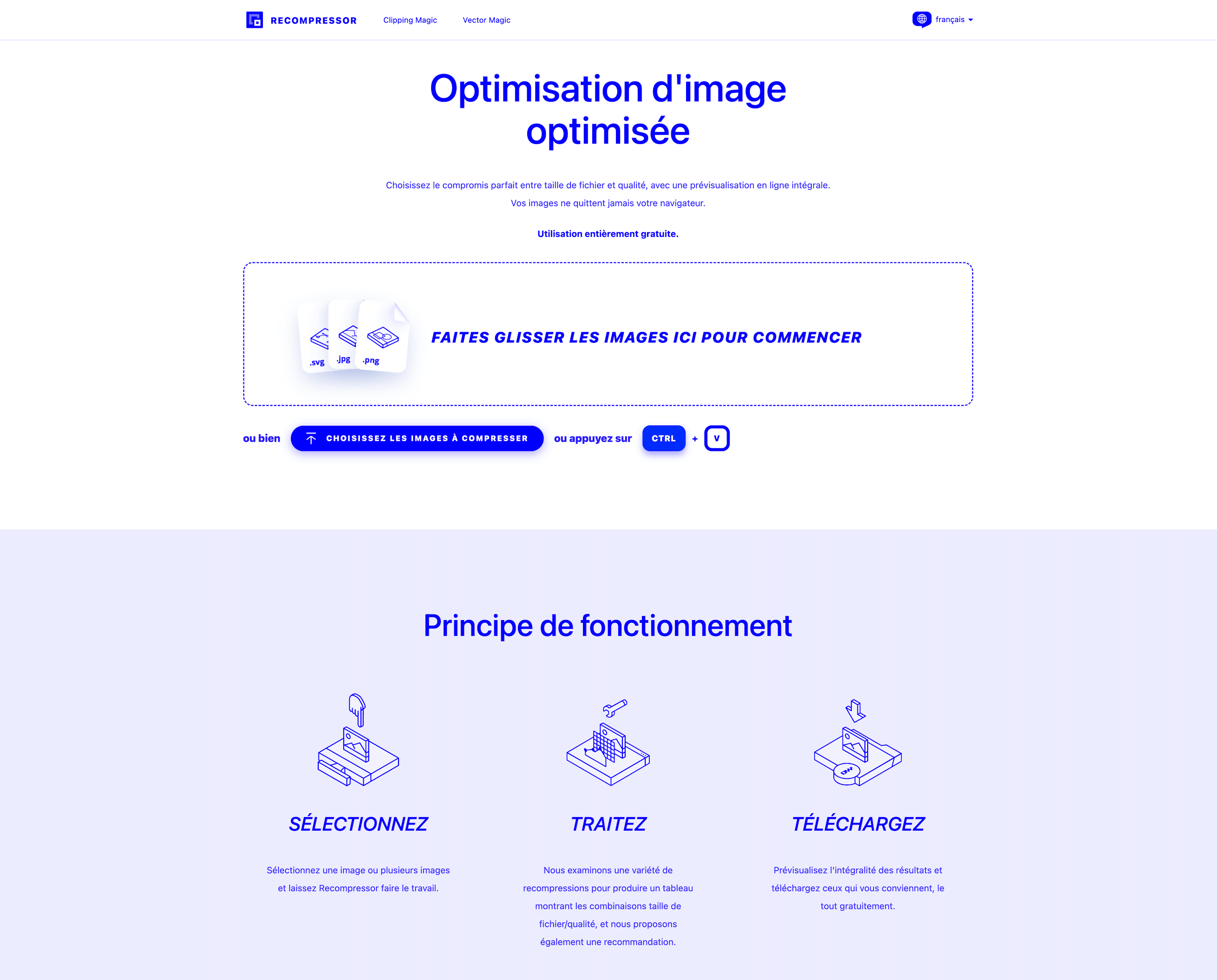 🗜️ Compresser des images en format jpg ou png