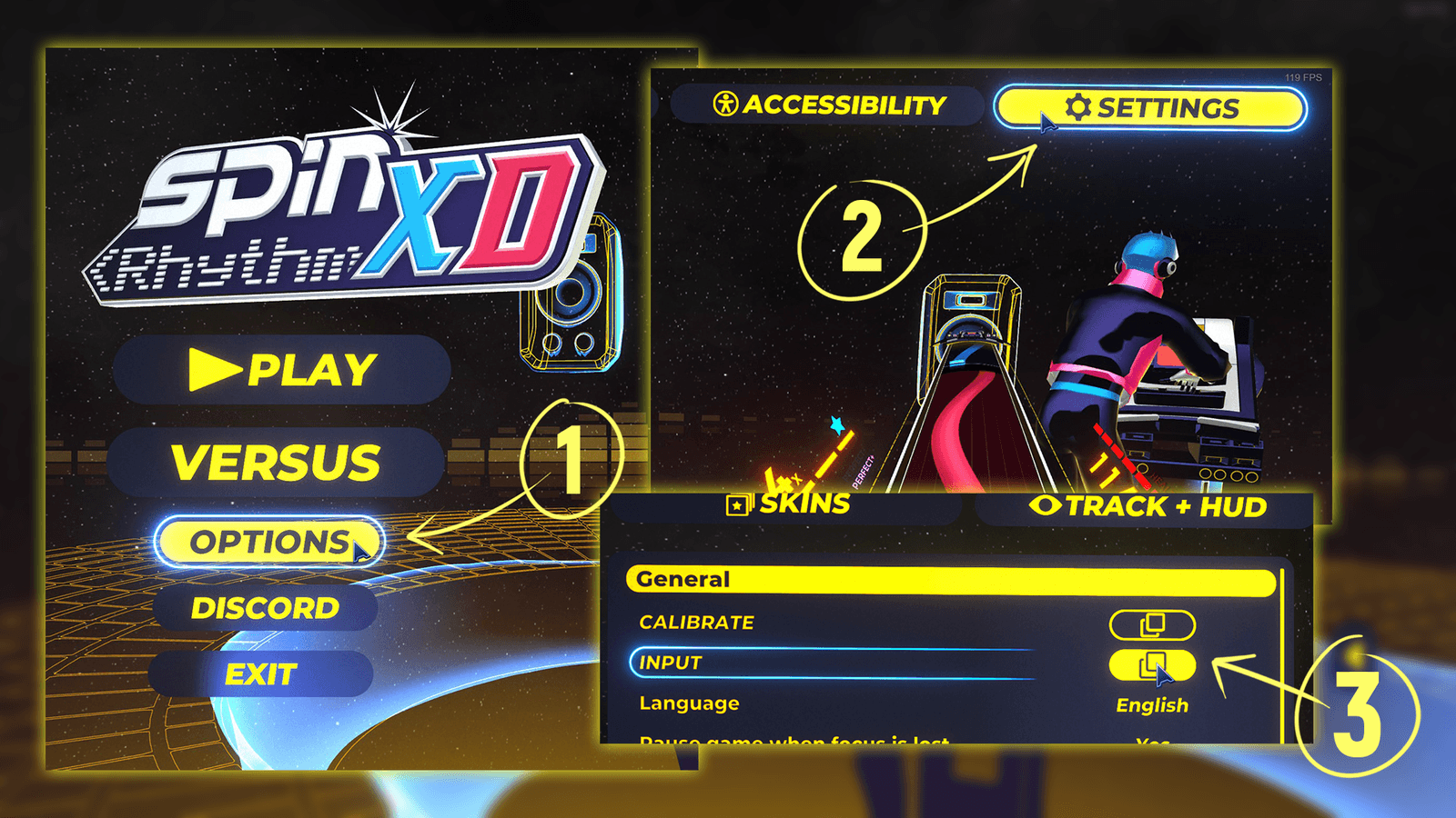 Spin Rhythm XD Midi Guide