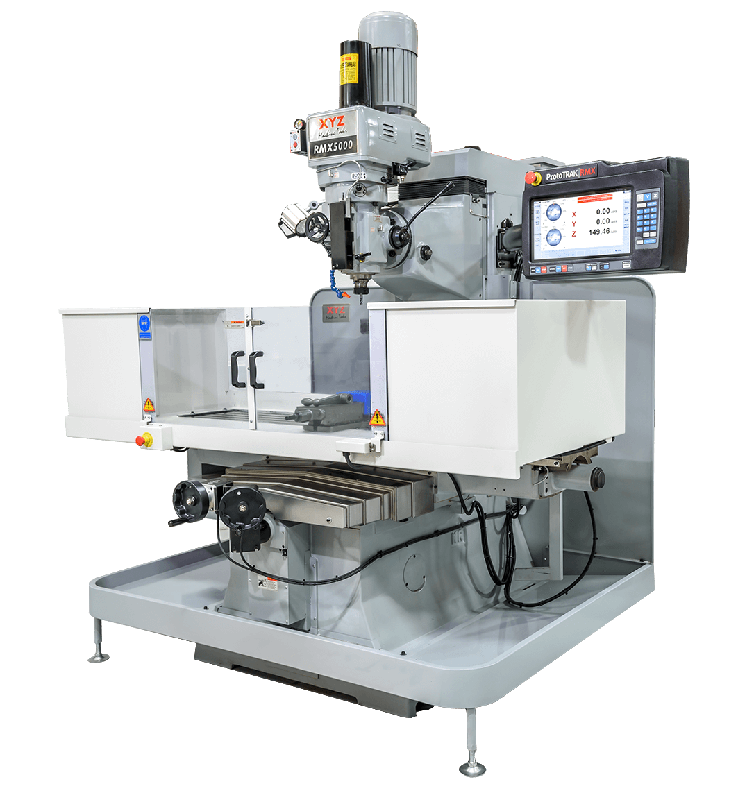 XYZ RMX 5000 bedfreesmachineProtoTRAK freesmachines