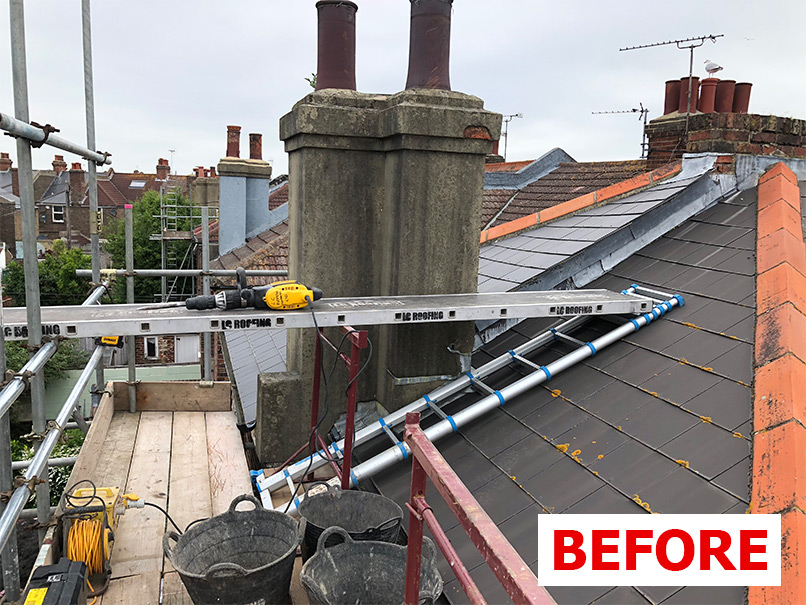 Chimneys & Firewalls - LC Roofing Eastbourne