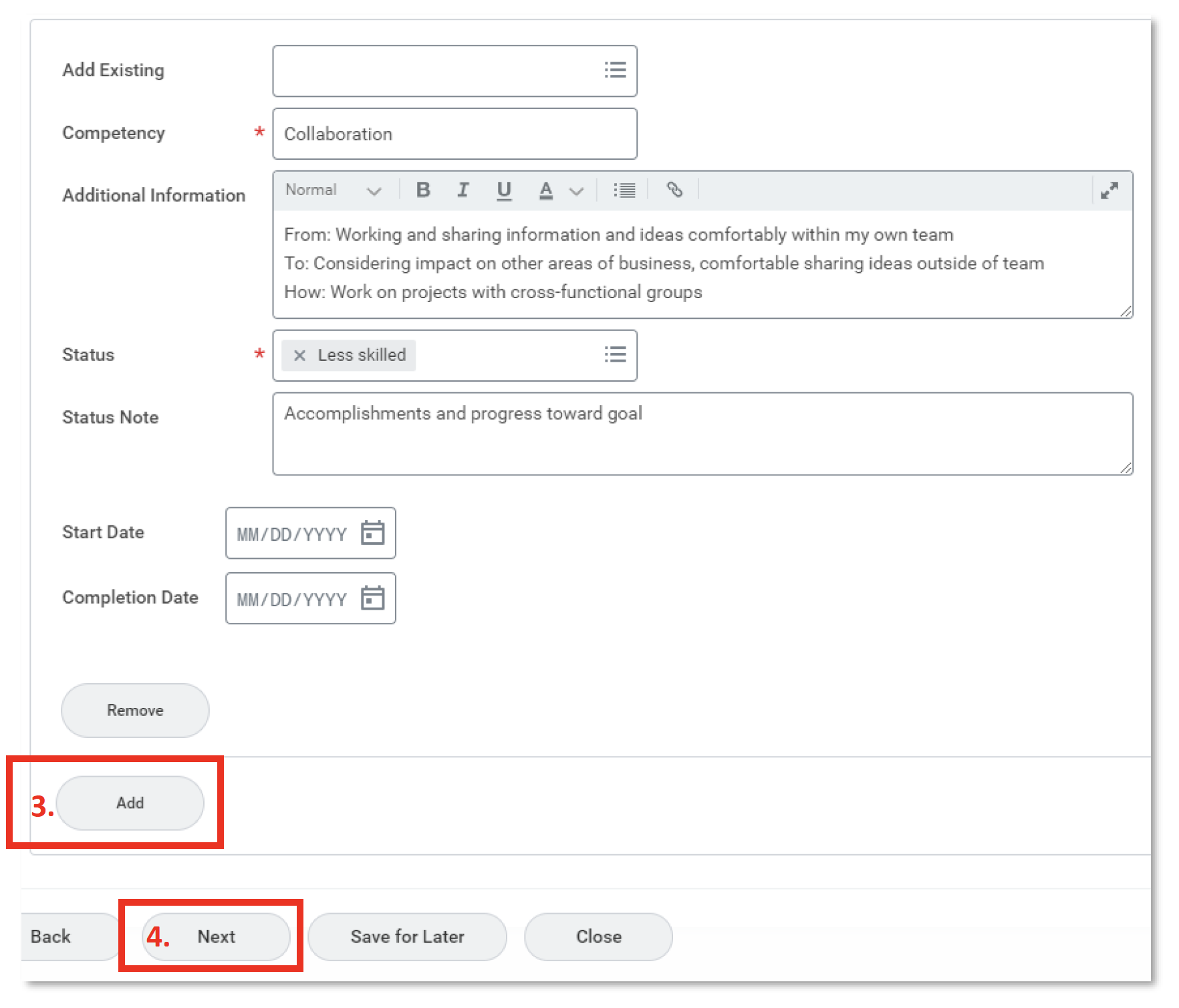 How To: Workday CMP Goal Setting Guide | Discover Sysco Workday