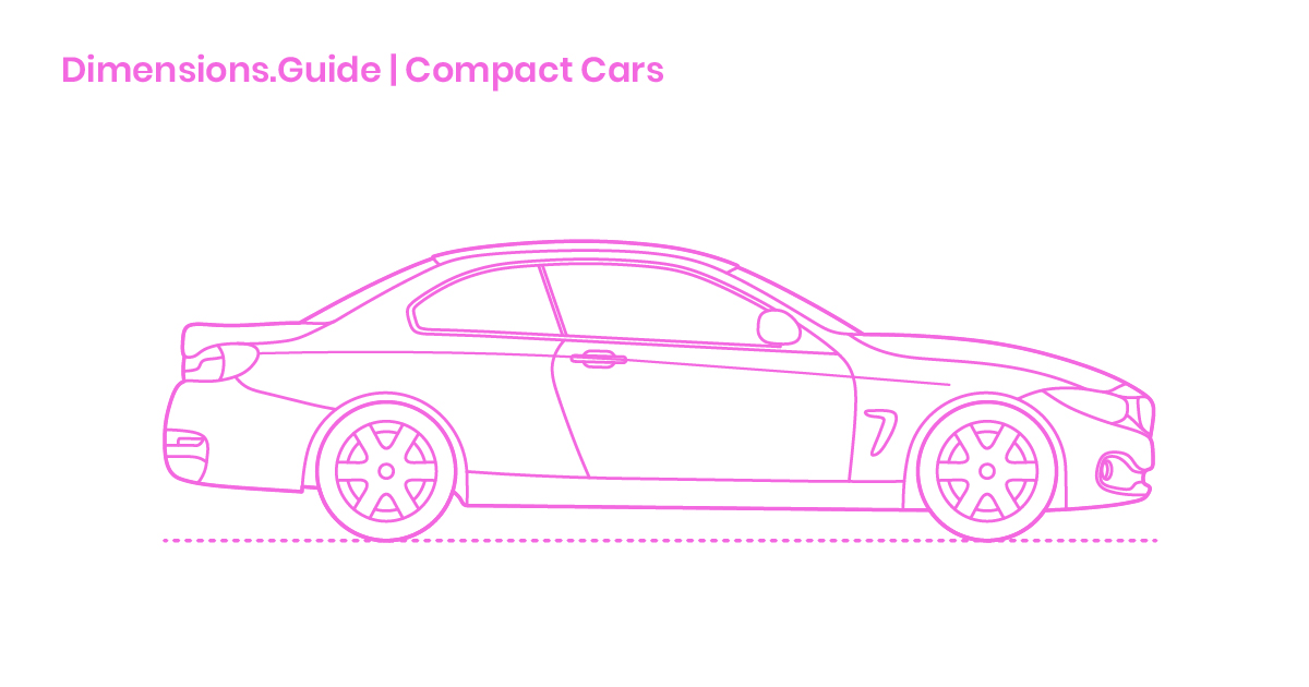 Compact Cars (C-Segment) Dimensions & Drawings | Dimensions.com