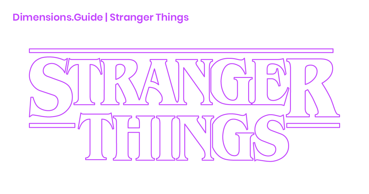 Stranger Things Dimensions & Drawings | Dimensions.com