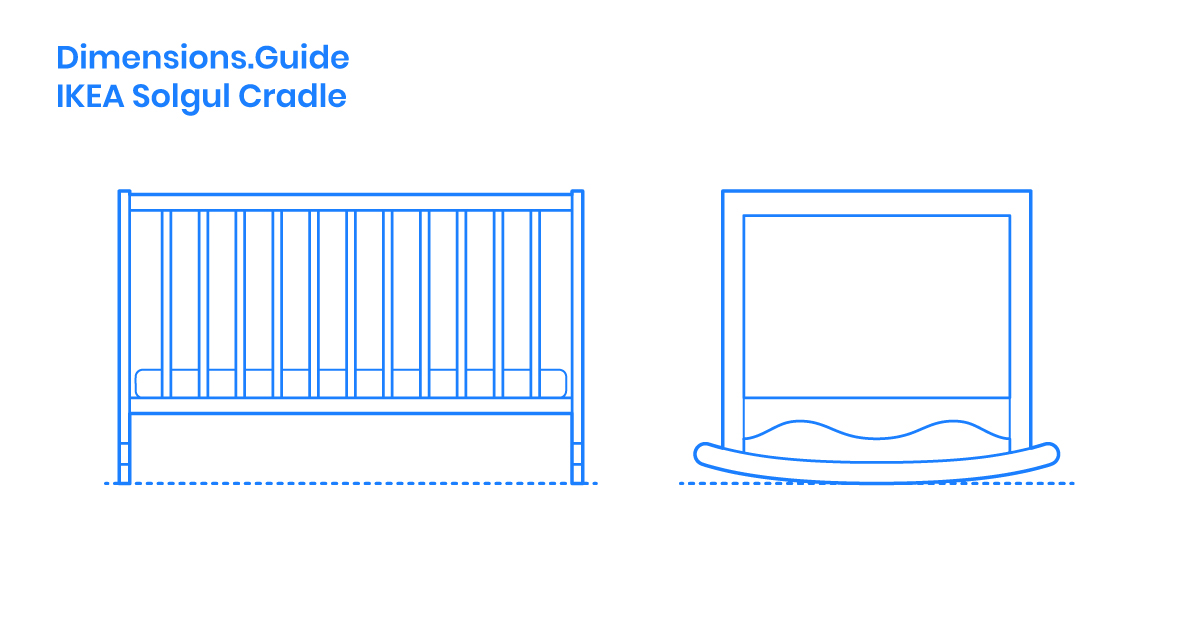 IKEA Solgul Cradle Dimensions & Drawings | Dimensions.com
