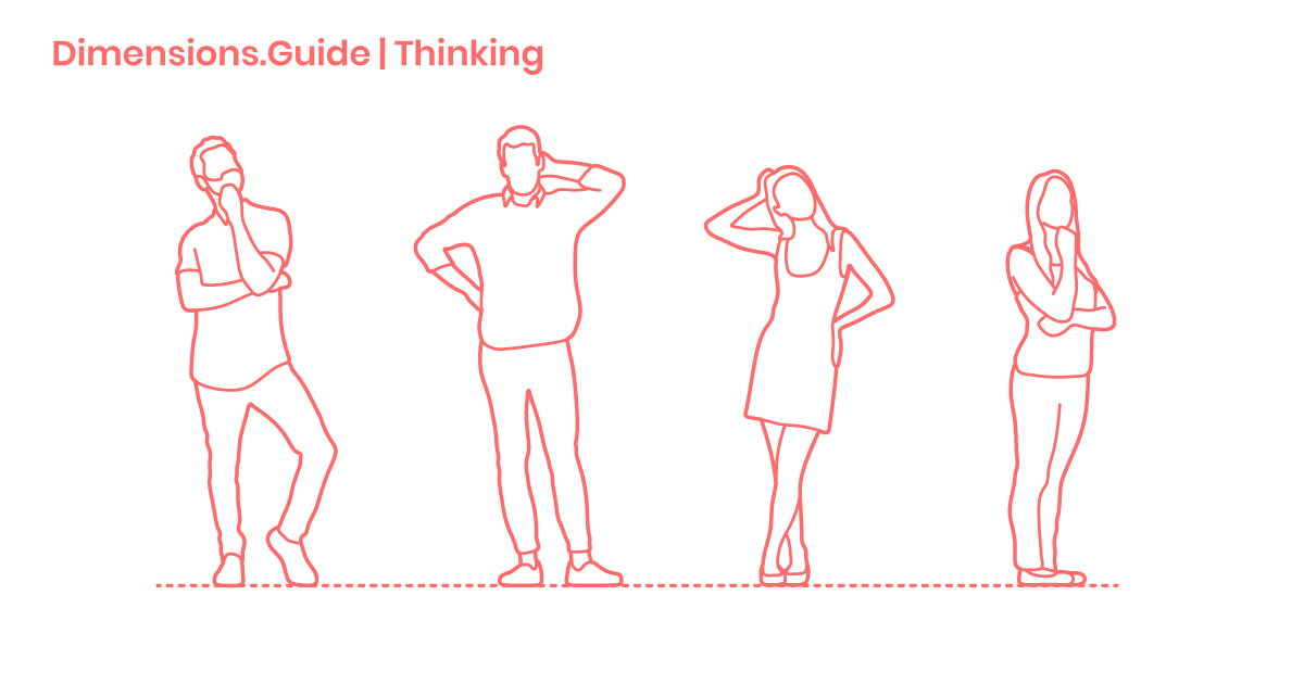 People Thinking Dimensions & Drawings | Dimensions.com