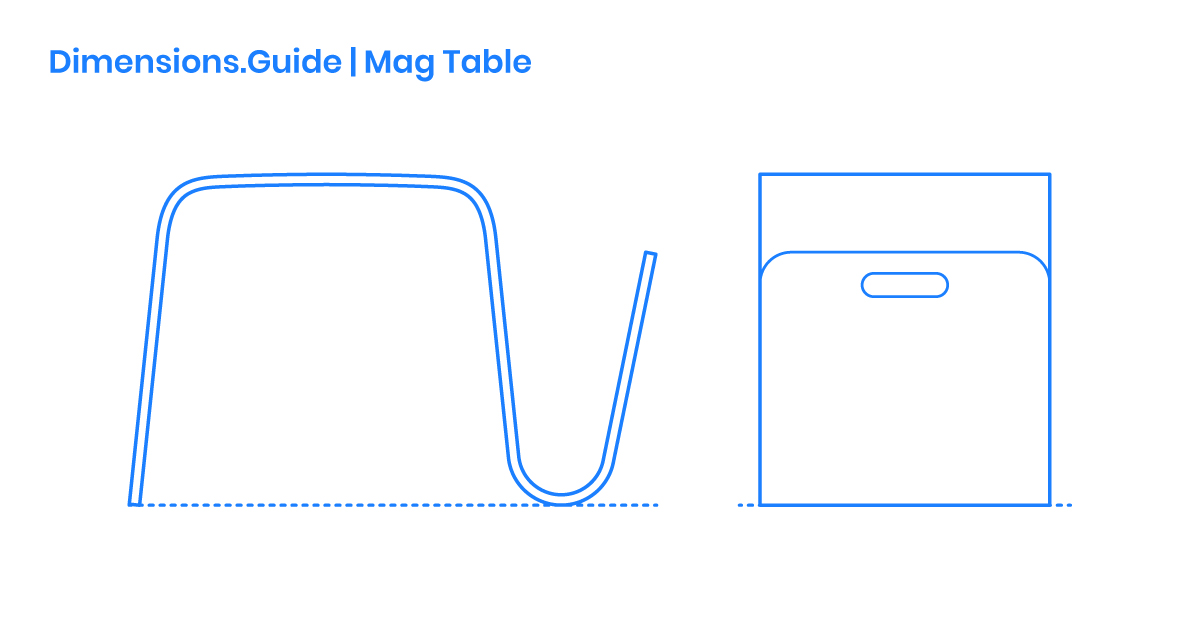 Mag Table Dimensions & Drawings | Dimensions.com