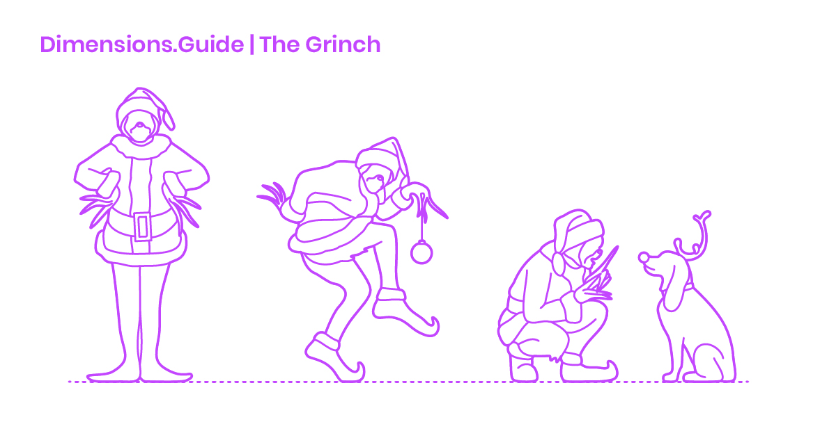 The Grinch Dimensions & Drawings | Dimensions.com