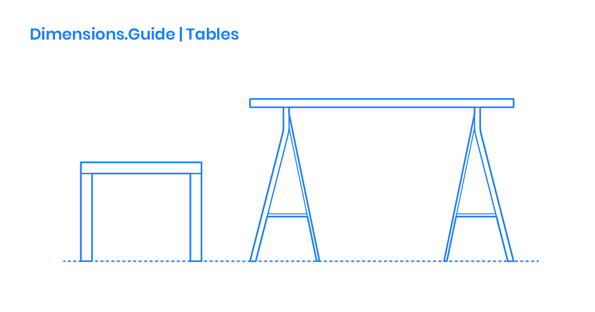 Tables Dimensions & Drawings | Dimensions.com