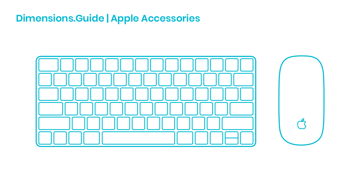 Apple Accessories Dimensions & Drawings | Dimensions.com