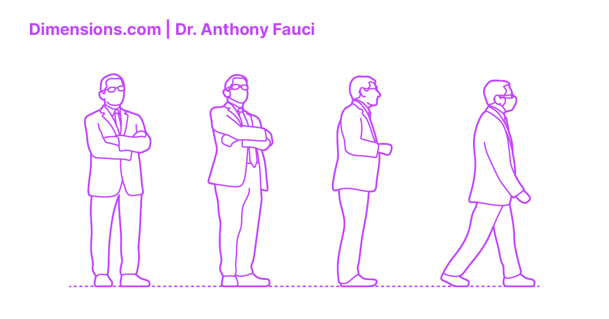 Dr. Anthony Fauci Dimensions & Drawings | Dimensions.com