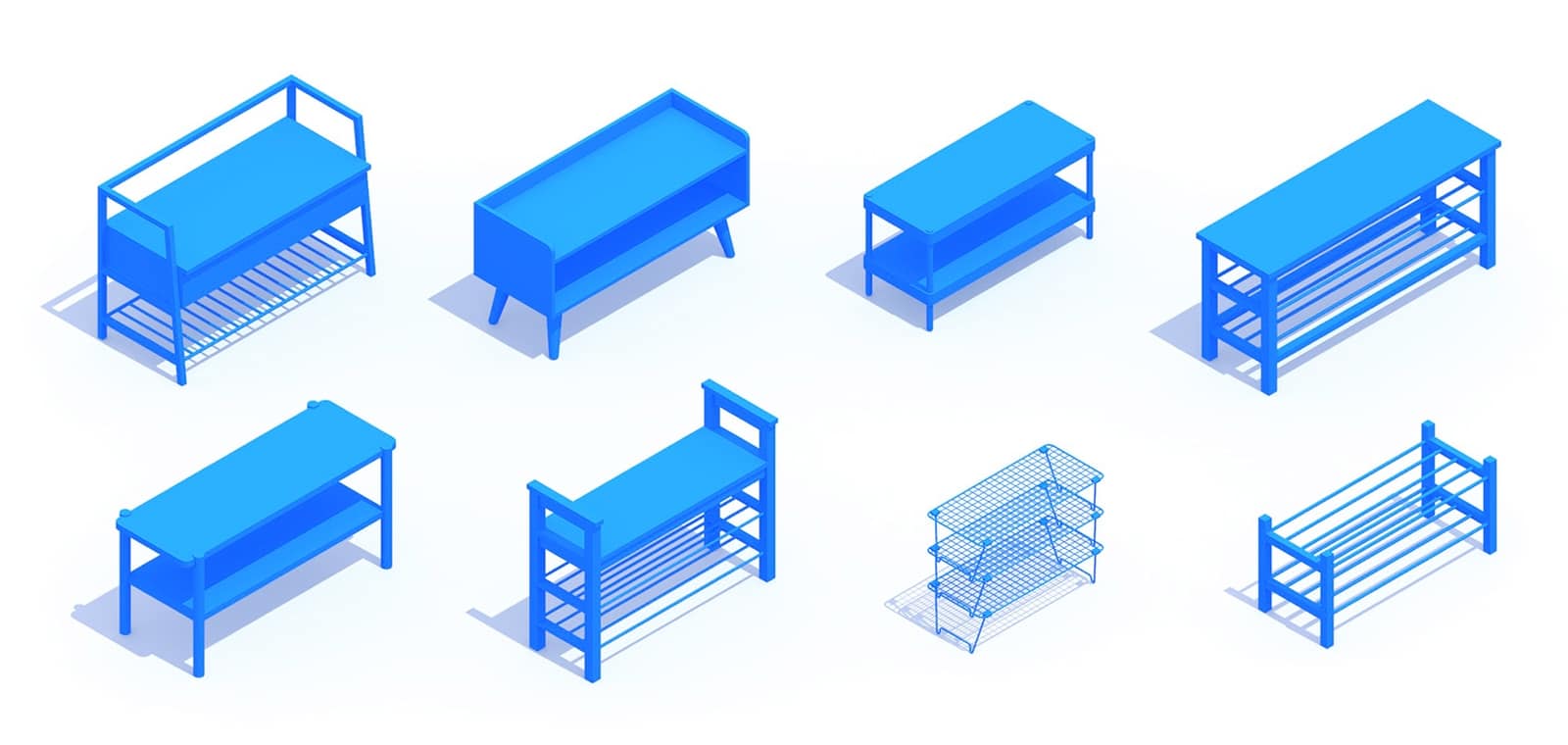 Shoe Racks | Shoe Storage Dimensions & Drawings | Dimensions.com