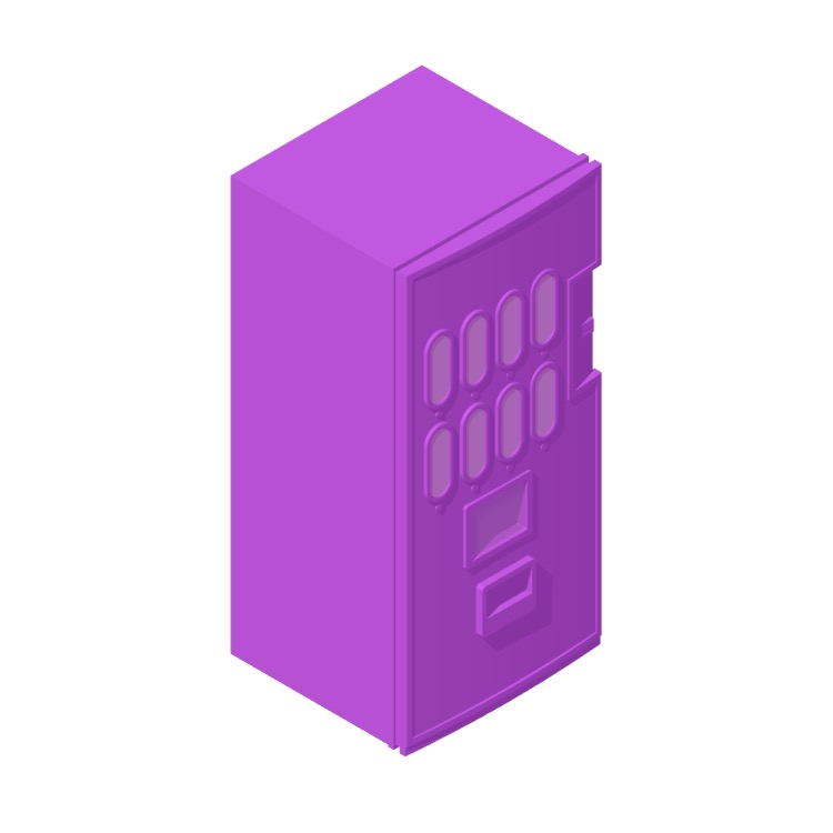 Beverage Vending Machine Dimensions & Drawings | Dimensions.com