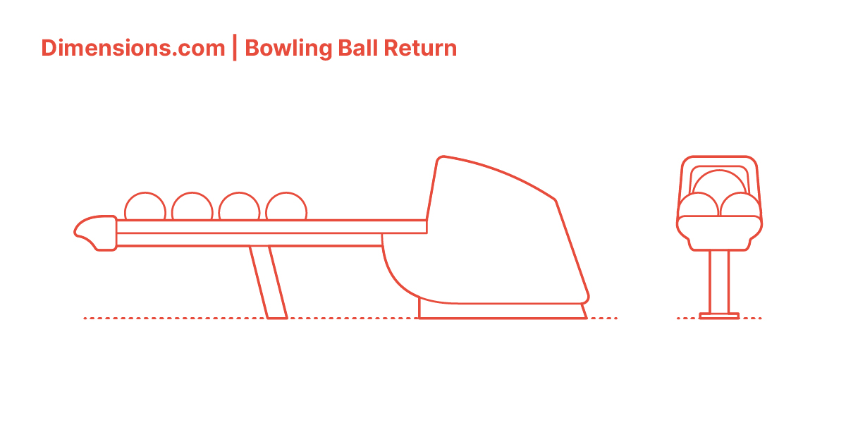 Bowling Ball Return Dimensions & Drawings | Dimensions.com