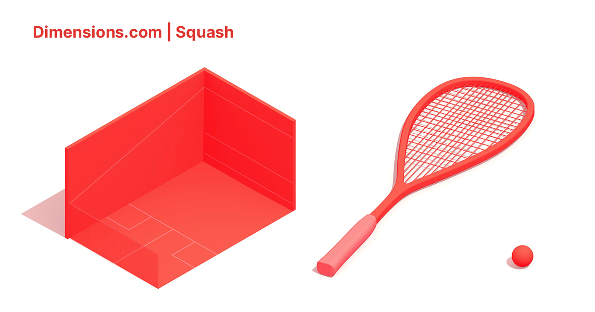 Squash Dimensions & Drawings | Dimensions.com