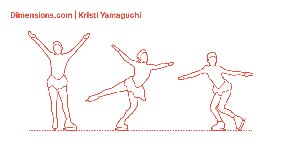 Kristi Yamaguchi Dimensions & Drawings | Dimensions.com