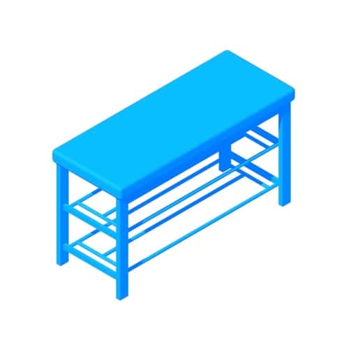 IKEA Pinnig Shoe Storage Bench Dimensions & Drawings | Dimensions.com