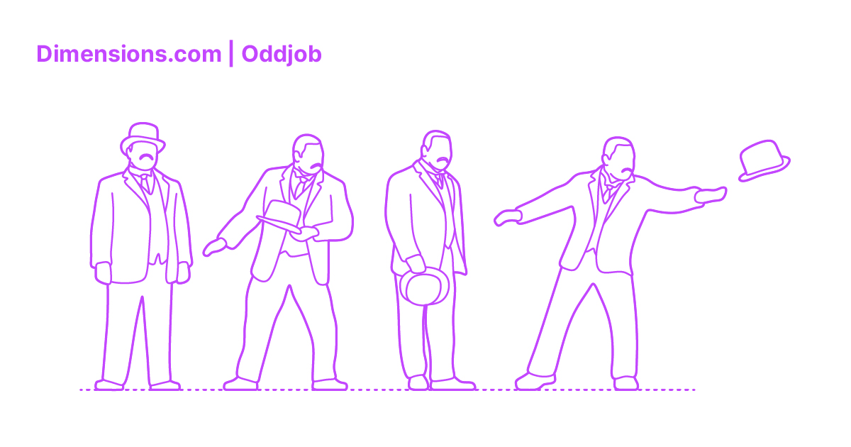 Oddjob Dimensions & Drawings | Dimensions.com