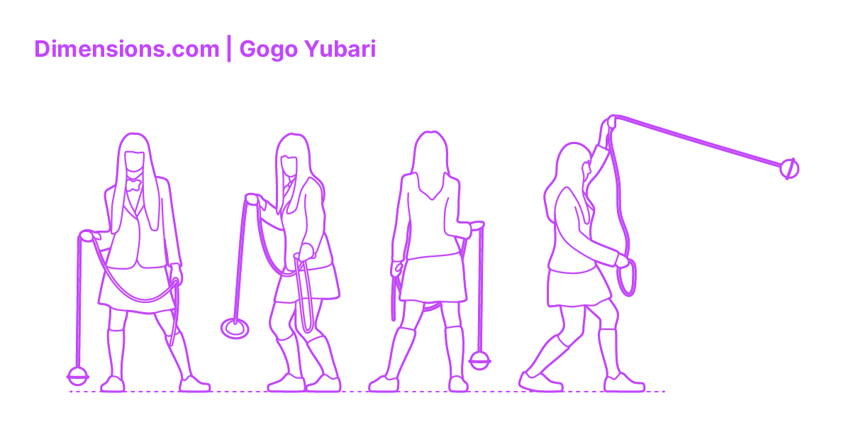 Gogo Yubari Dimensions & Drawings | Dimensions.com