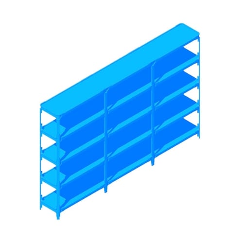 Steelwood Shelving System Dimensions & Drawings | Dimensions.com