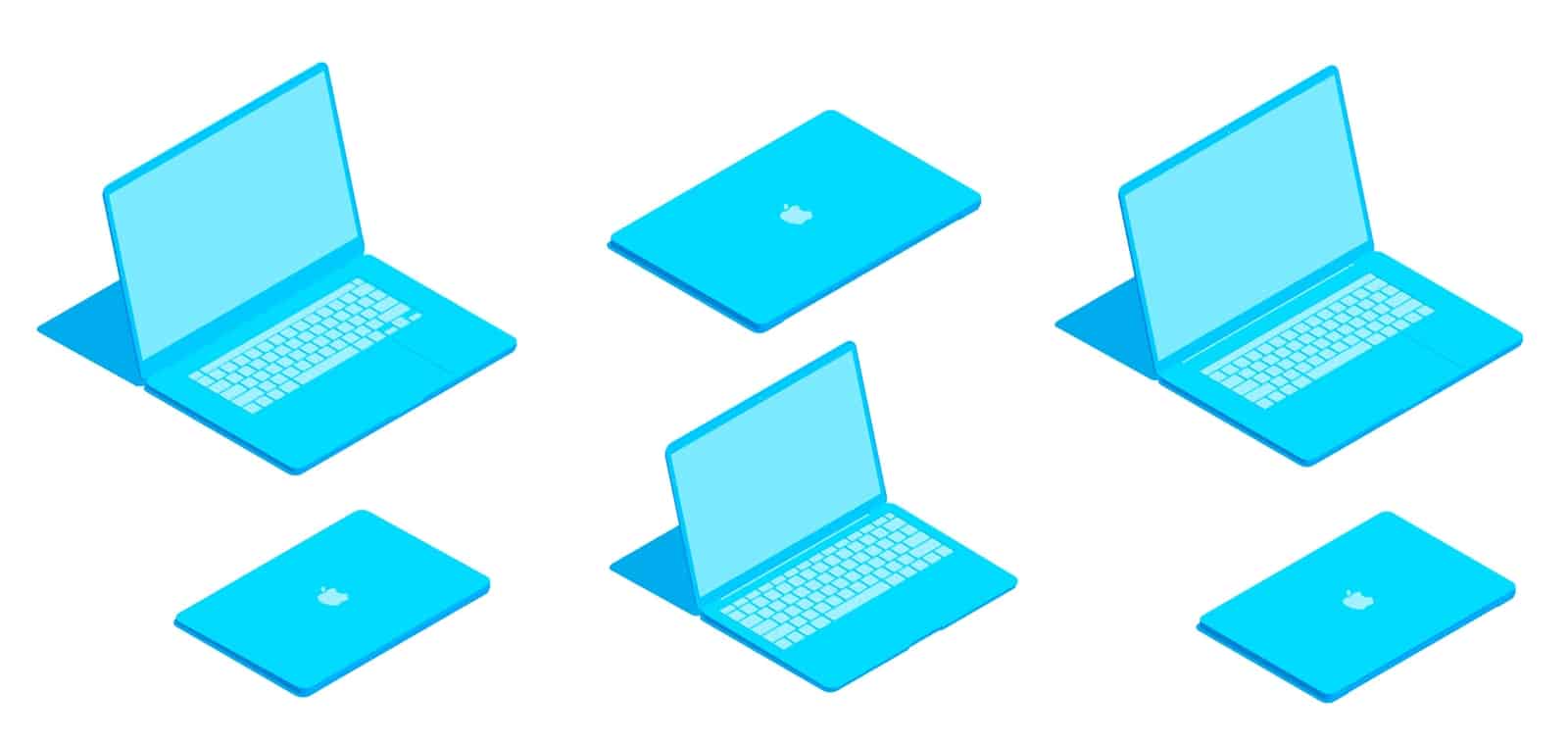 Apple MacBooks Dimensions & Drawings | Dimensions.com