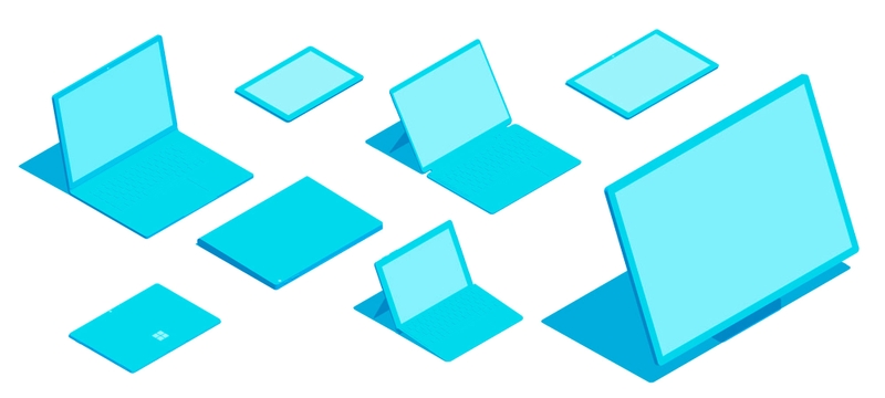 Microsoft Surface Computers Dimensions & Drawings | Dimensions.com