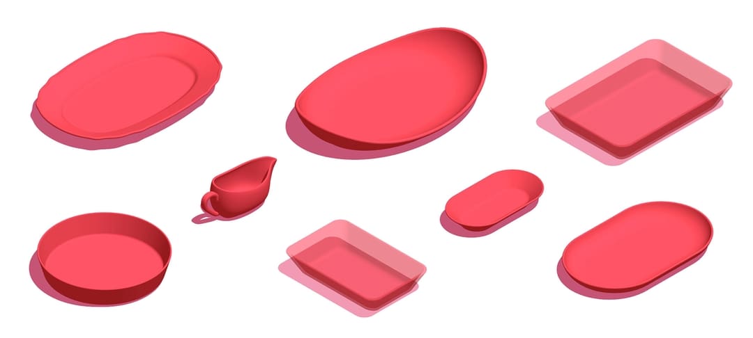 Serving Dishes | Serving Plates Dimensions & Drawings | Dimensions.com