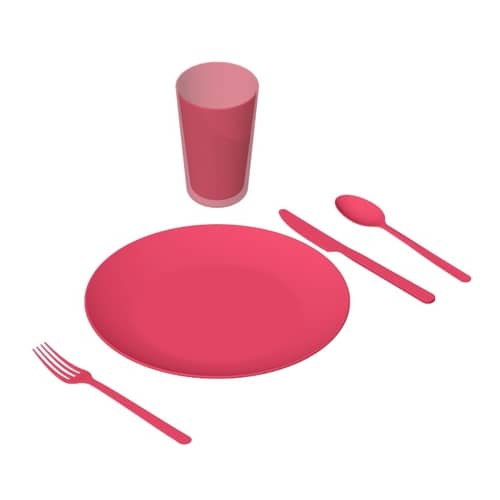 Five-Course Table Setting Dimensions & Drawings | Dimensions.com