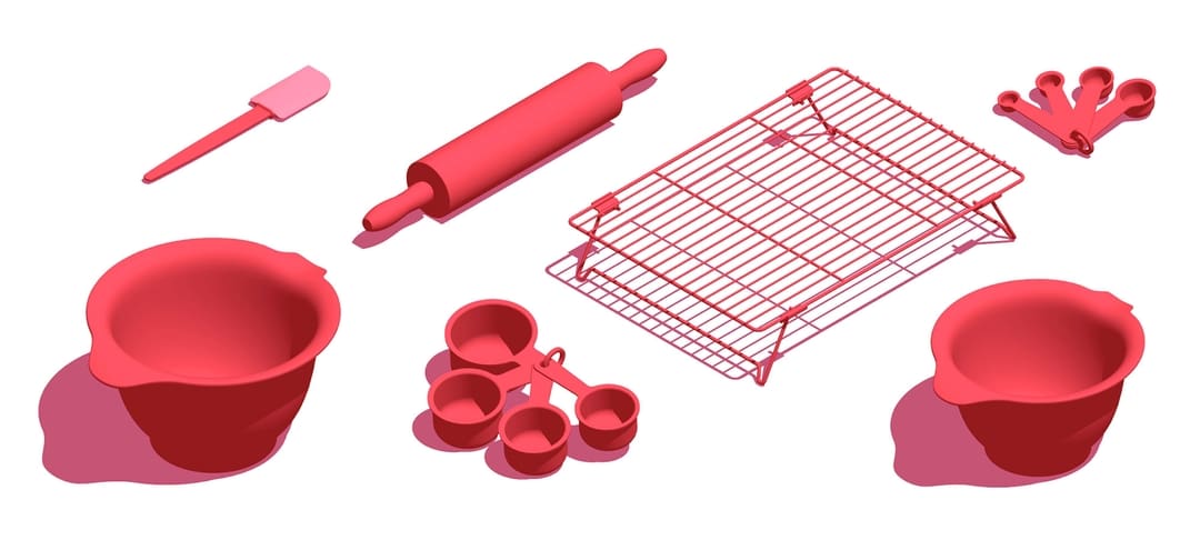 Baking Tools Dimensions & Drawings | Dimensions.com