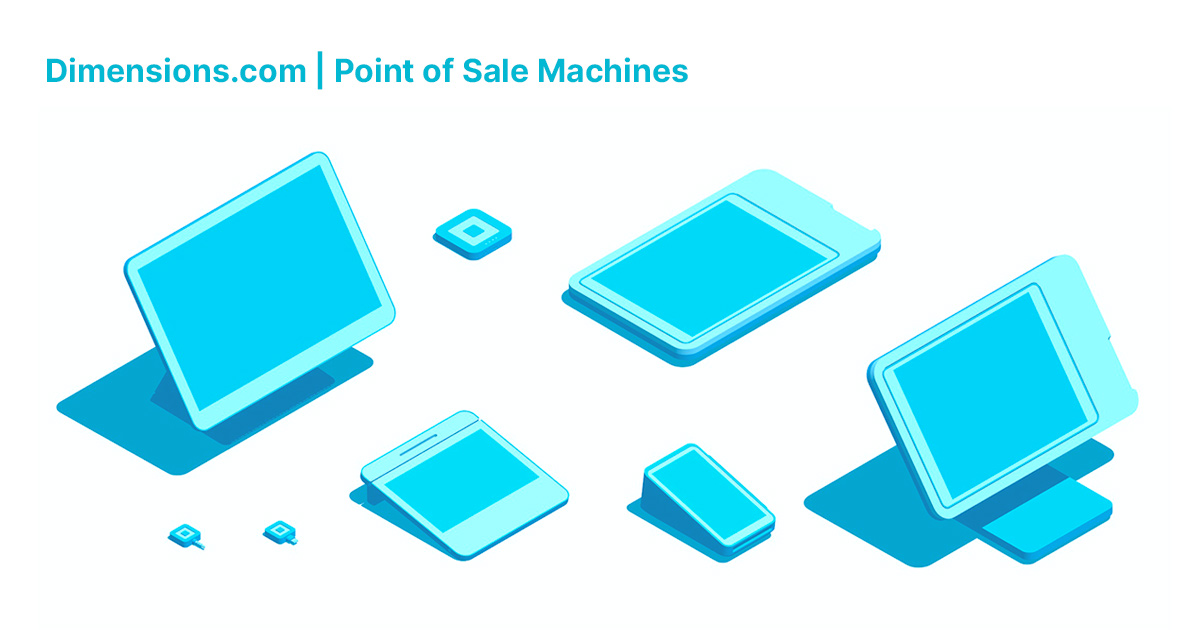 Point of Sale Machines Dimensions & Drawings | Dimensions.com