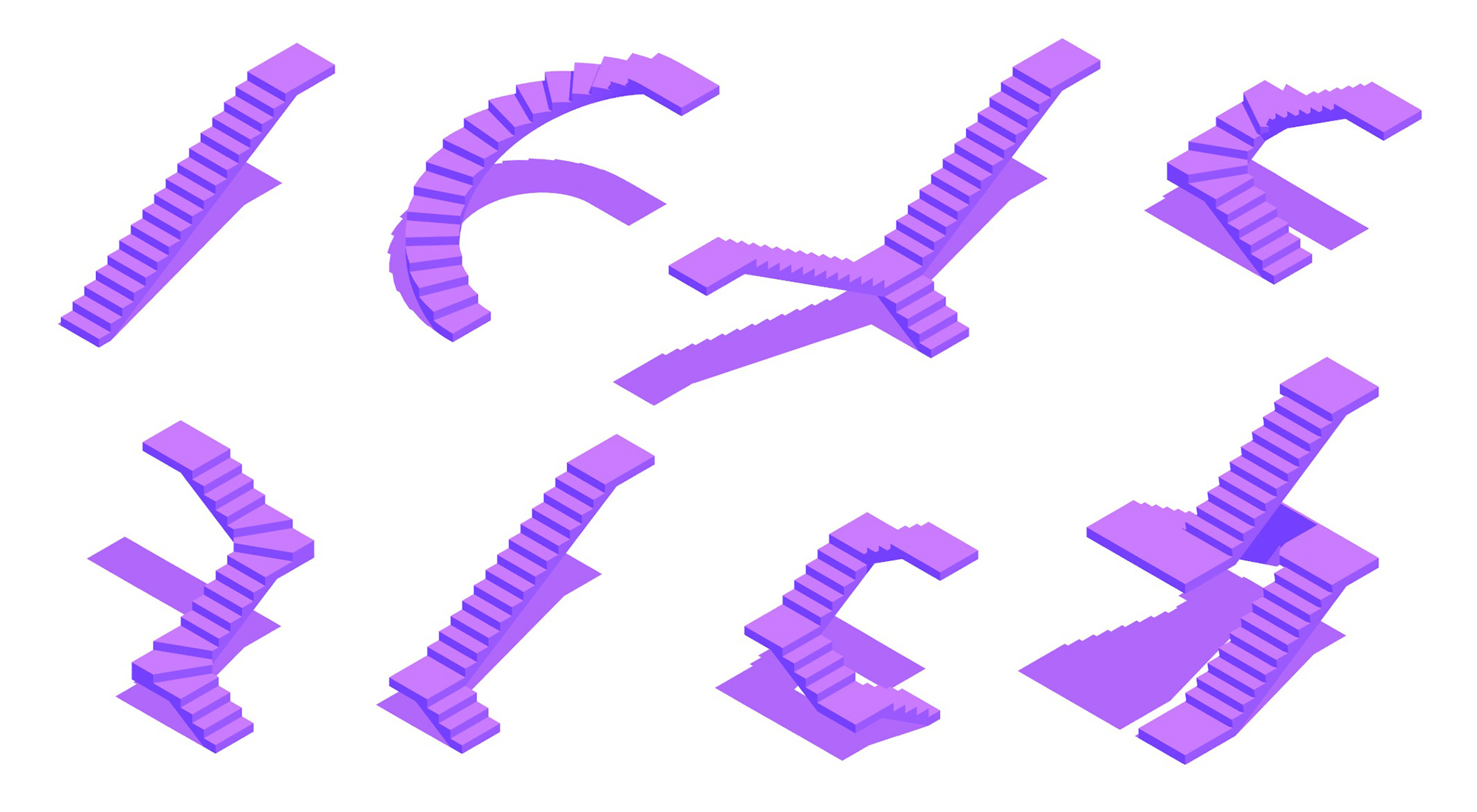 Stair Types Dimensions & Drawings | Dimensions.com