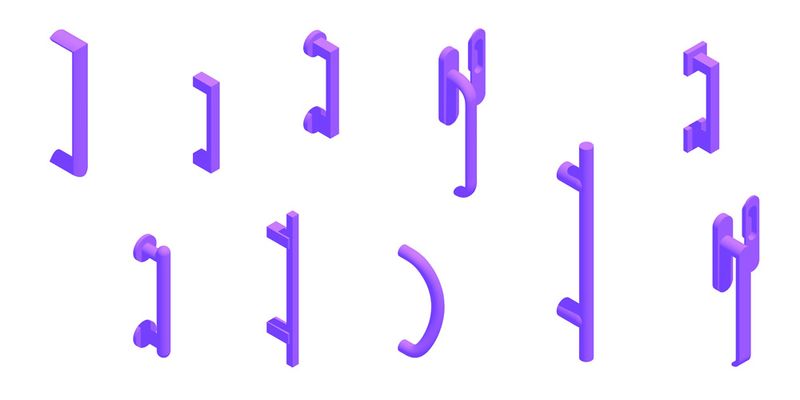 Door Pull Handles Dimensions & Drawings | Dimensions.com