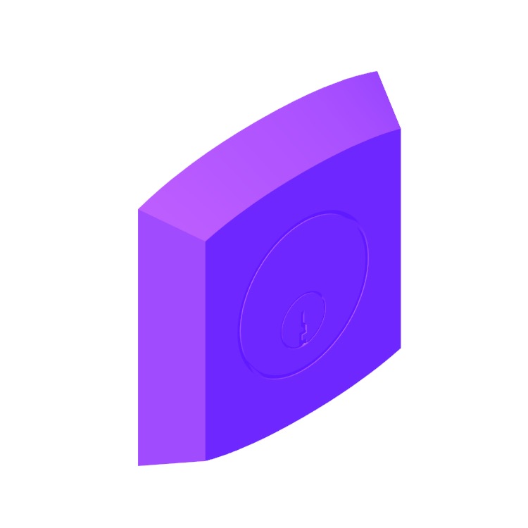 Door Locks Dimensions & Drawings | Dimensions.com