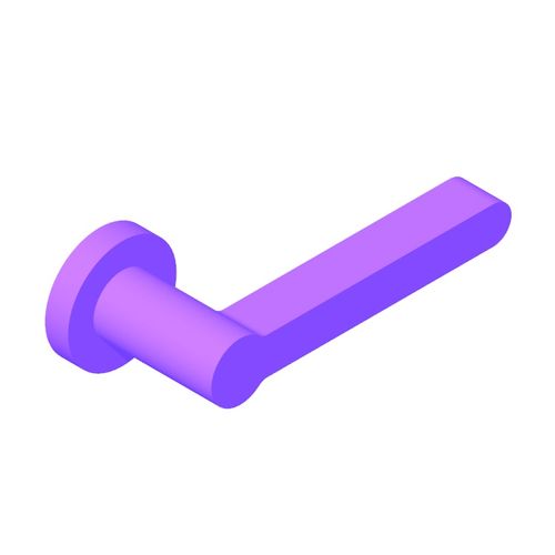 Link Door Latch Dimensions & Drawings | Dimensions.com