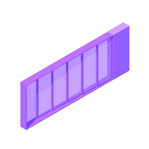 Bifold Exterior Door - 6 Panels, Split Dimensions & Drawings ...
