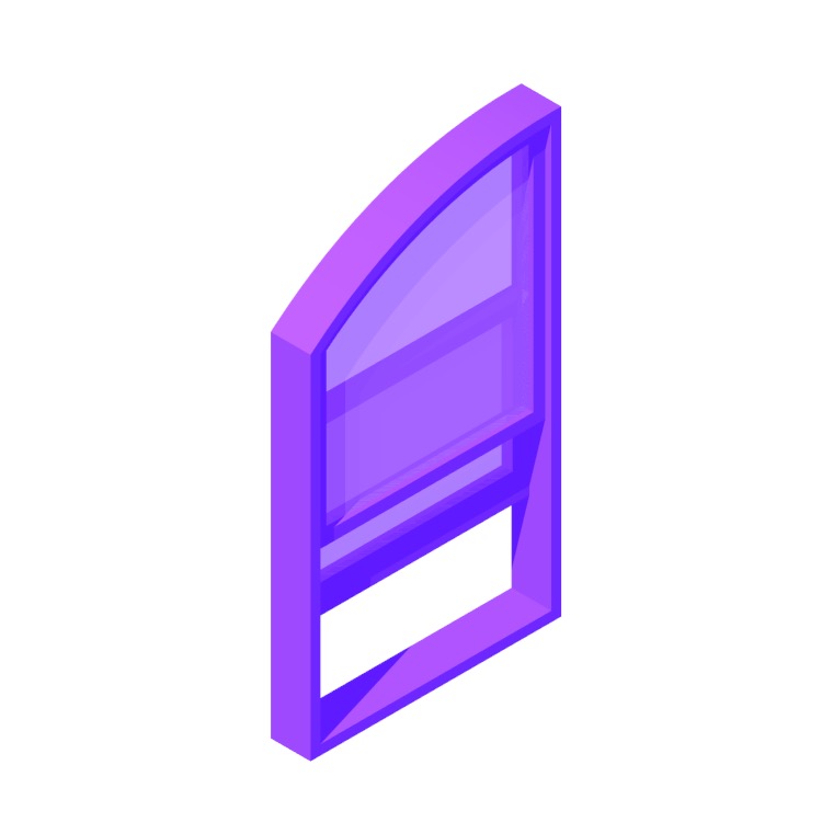 Single-Hung Windows - Rectangle Dimensions & Drawings | Dimensions.com