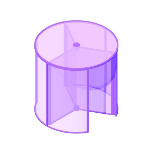 Revolving Door - 4 Wing, Glass Dimensions & Drawings | Dimensions.com