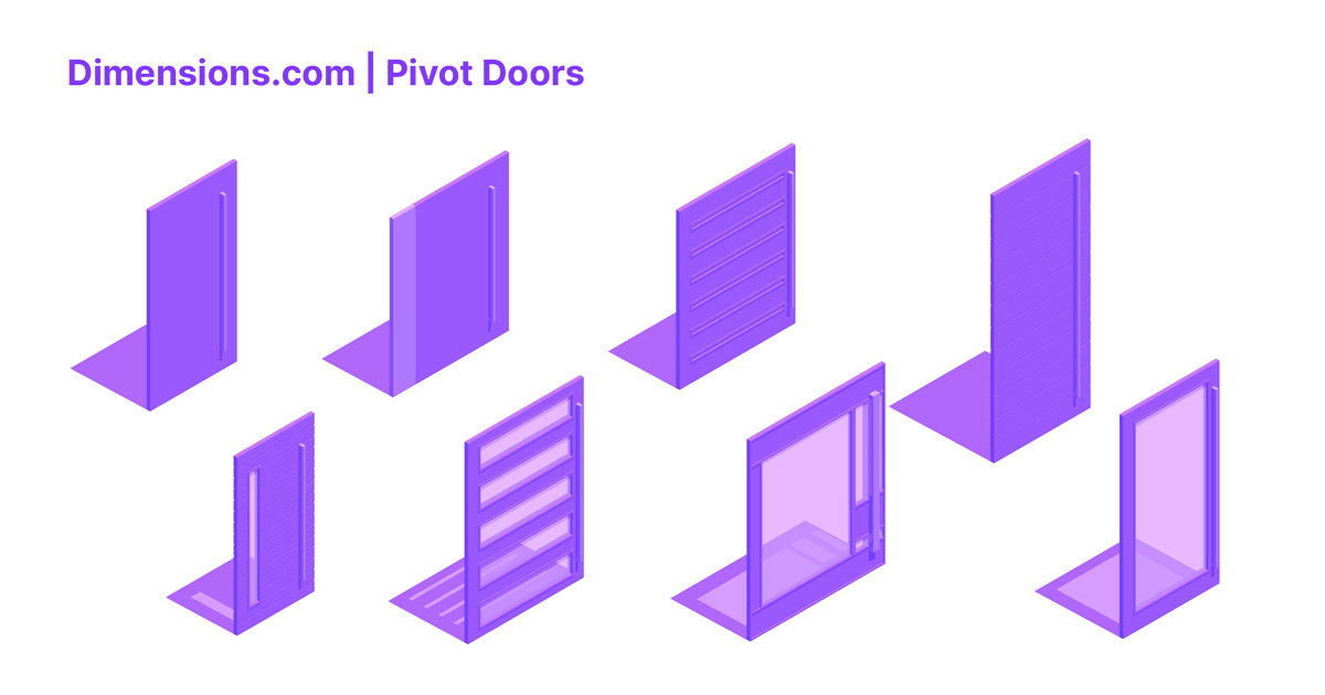 Pivot Doors Dimensions & Drawings | Dimensions.com
