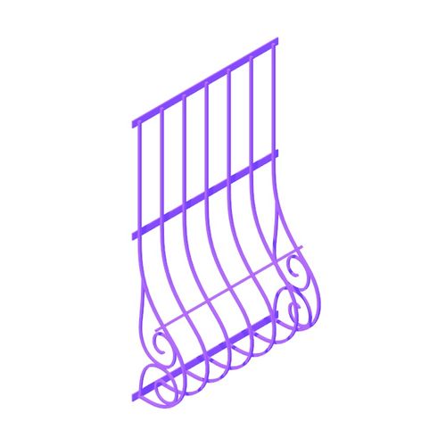 Window Bars - Belly Dimensions & Drawings | Dimensions.com