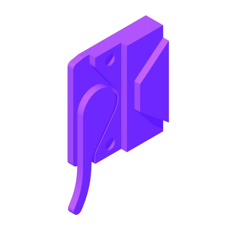 Window Lock - Casement, Handle Dimensions & Drawings | Dimensions.com