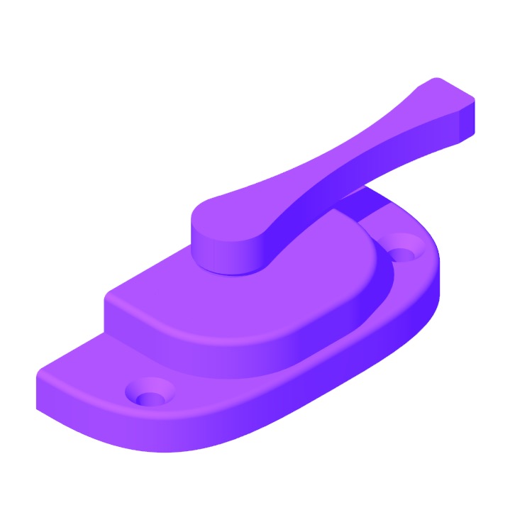 Window Lock - Casement Dimensions & Drawings | Dimensions.com