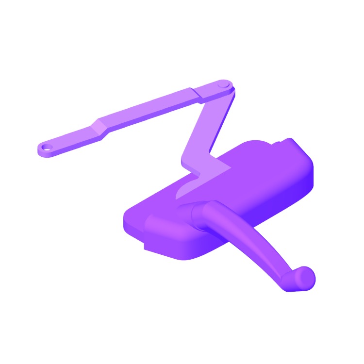 Window Operator - Dual Arm Dimensions & Drawings | Dimensions.com