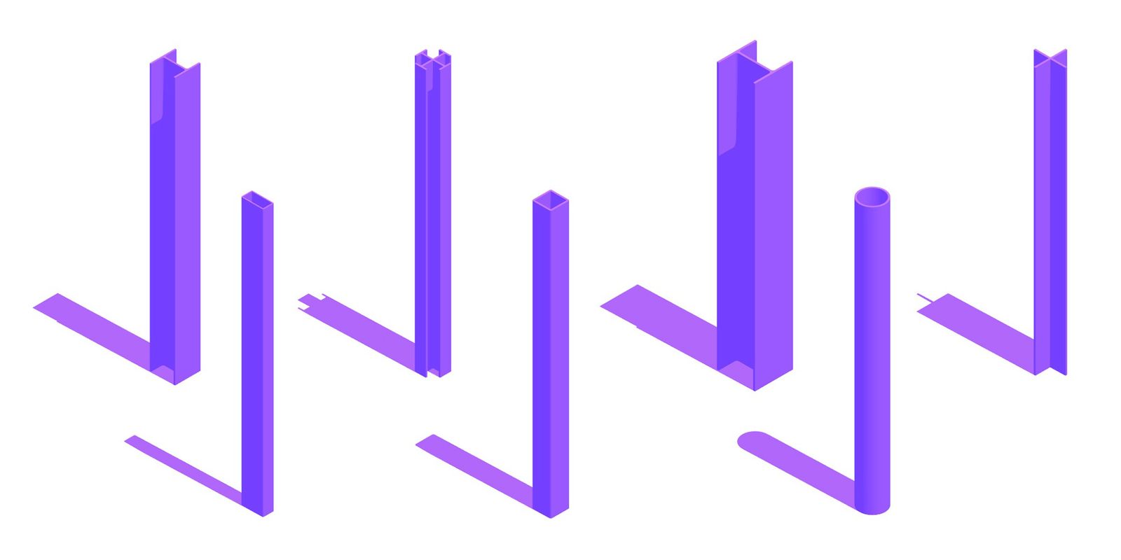 Steel Columns Dimensions & Drawings | Dimensions.com