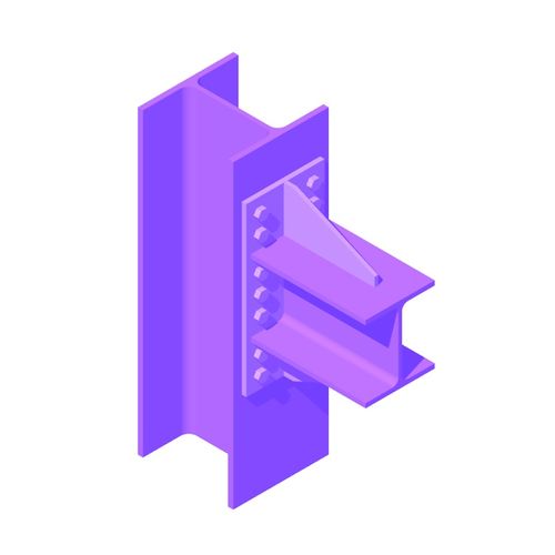 Steel Connection - End Plate Dimensions & Drawings | Dimensions.com