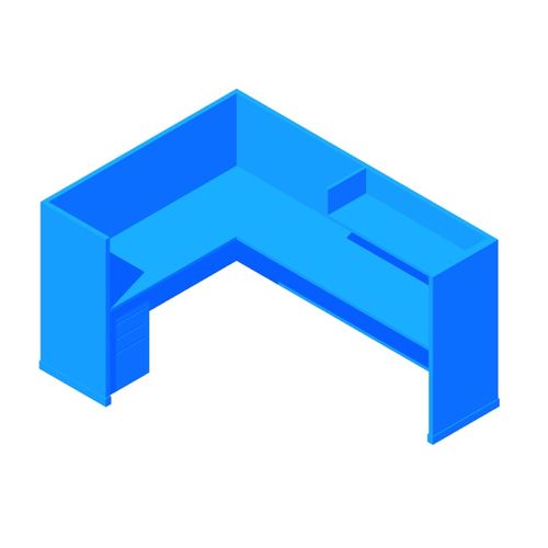 Utility Workstation | Cubicle Dimensions & Drawings | Dimensions.com