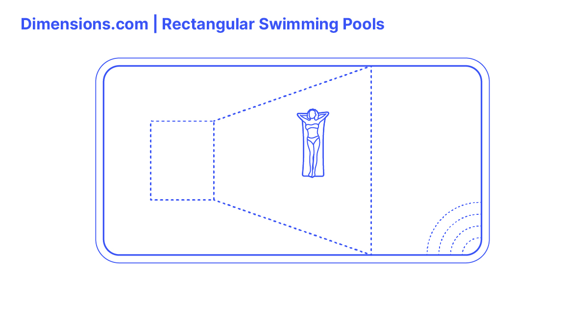 Swimming Pool - Rectangle Dimensions & Drawings | Dimensions.com
