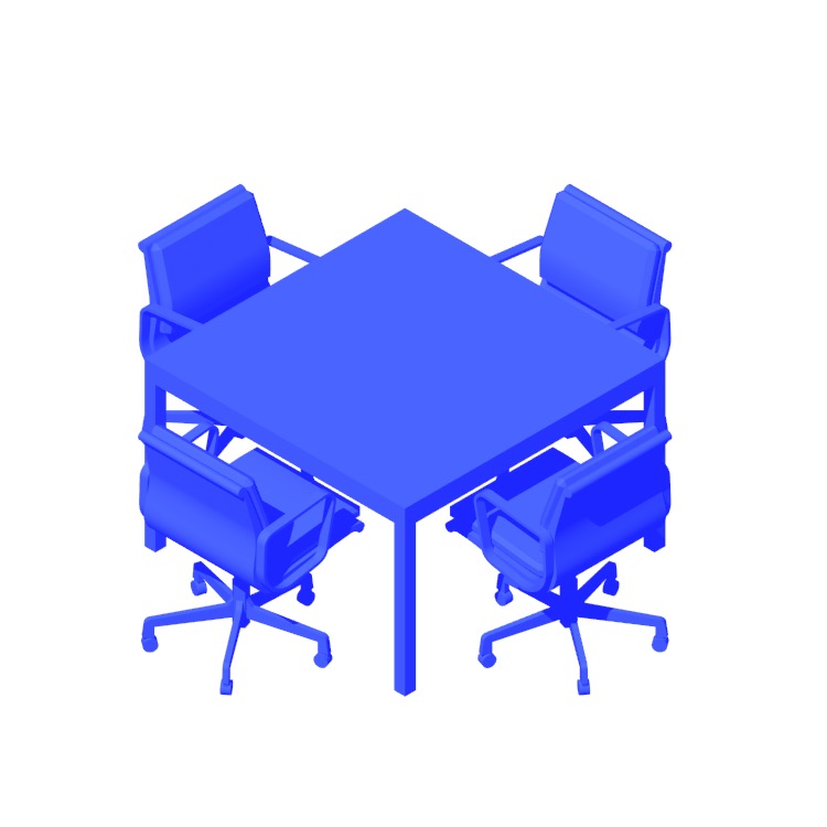 Meeting Room - Square (Medium) Dimensions & Drawings | Dimensions.com