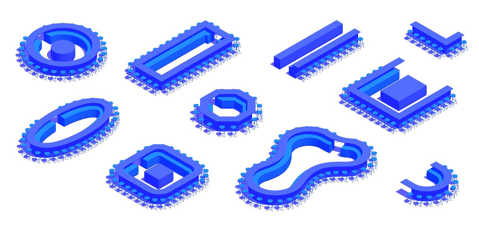 Bar Layouts Dimensions & Drawings | Dimensions.com
